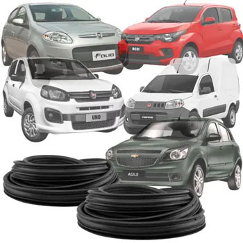 UNIVERSAL MACANETA E FERRAGENS GUARNICAO PORTA FT UNO 10/PALIO 12/KWID ...